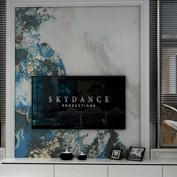 Custom Glass Mosaic Mural Modern Art Nordic Style | BVM Home