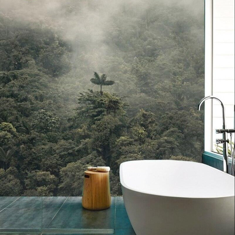 Custom Wallpaper Mural Forest Nature Landscape Wallcovering | BVM Home