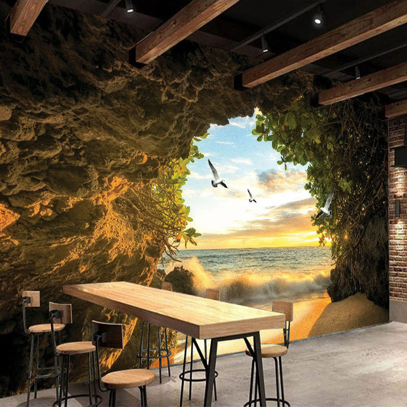 Custom Size Wallpaper Mural Cave Naturescape Free Shipping | BVM Home