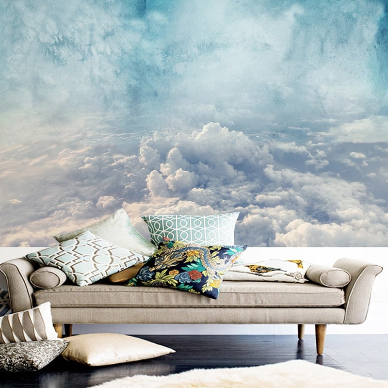 Custom Wallpaper Mural Cloud Sky Nature Scenery | BVM Home