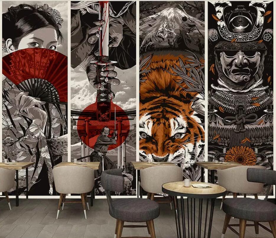 Custom Wallpaper Mural Japanese Style Wallcovering | BVM Home