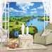 Custom Mural Nature Landscape Window 3D Wallpaper | BVM Home