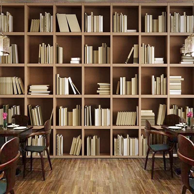 Bookcase Library Custom Wallpaper Mural | BVM Home