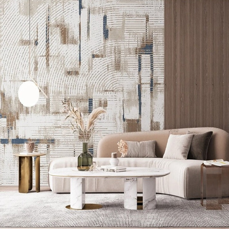 Custom Mural Modern Minimalist Abstract Art Wallpaper | BVM Home