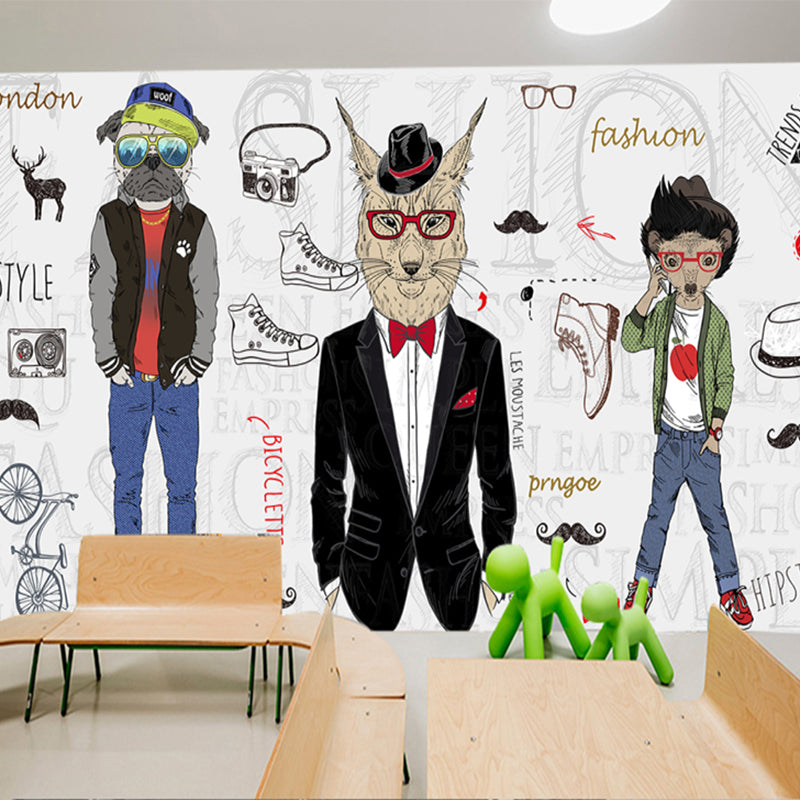 Custom Mural Wallpaper for Clothing Store Animal Models | BVM Home
