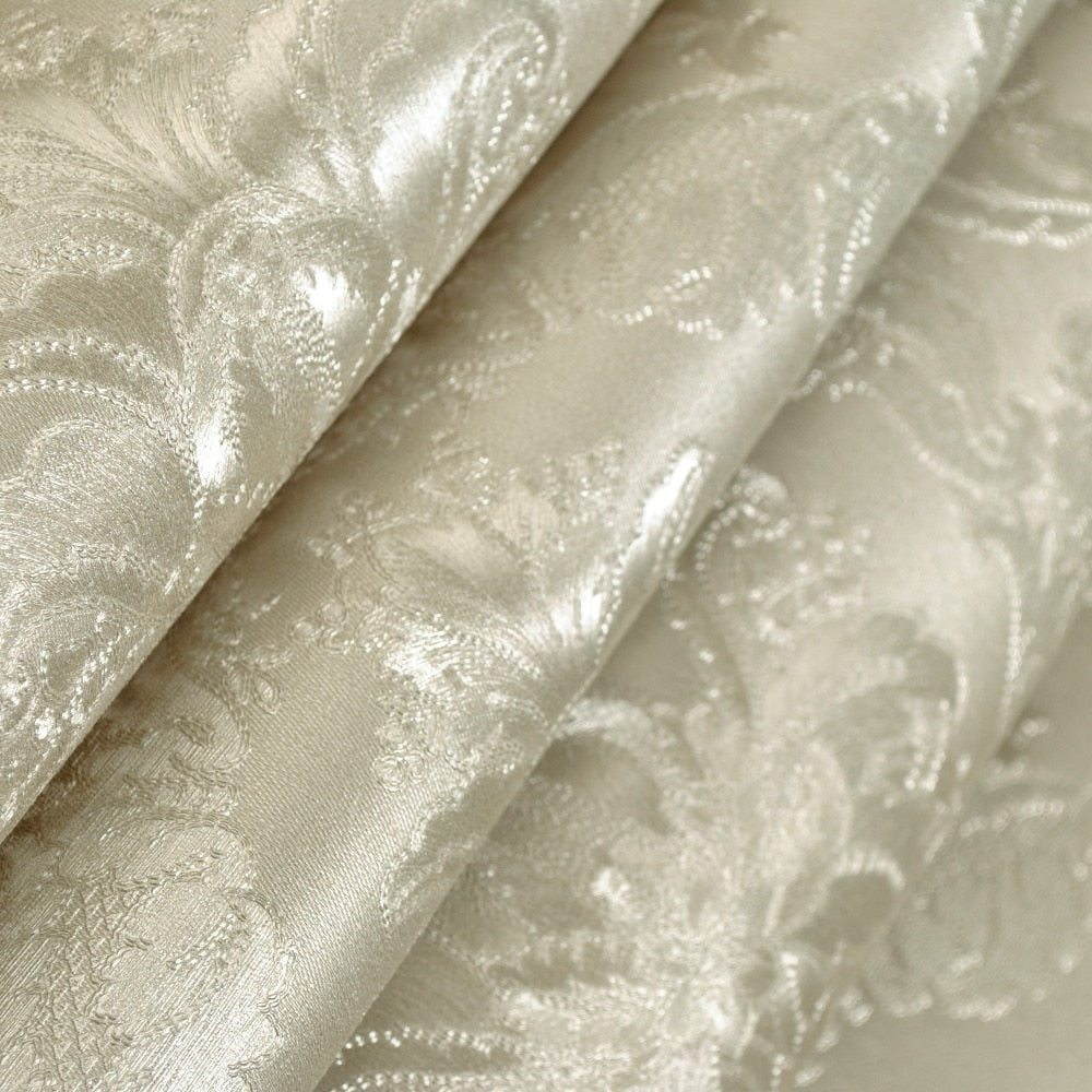 Damask Wallpaper Luxury European Shiny Vinyl Wallcovering | BVM Home