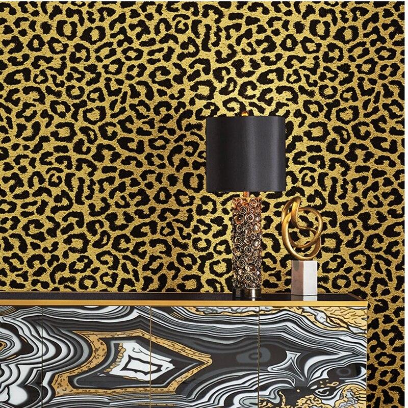 Leopard Print Wallpaper Fashion Modern Luxury Wallcovering | BVM Home
