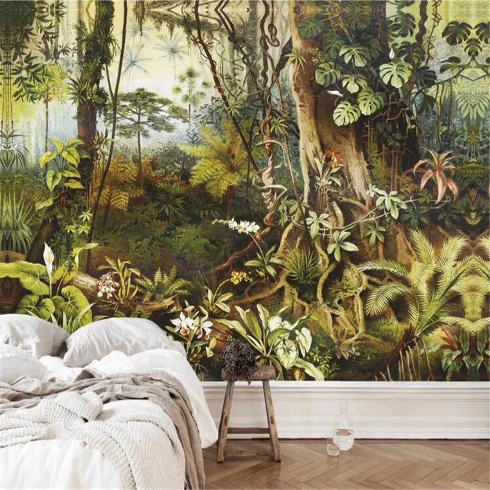 Jungle Scene Wallpaper XXL Photo Wallpaper Mural Jungle Book Mogli