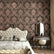 Embossed Wallpaper European Victorian Damask Wallcovering | BVM Home