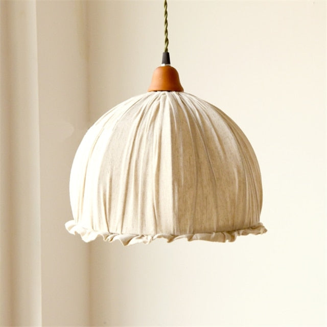 Cotton Linen Handmade Pendant Light Decorative Lighting | BVM Home