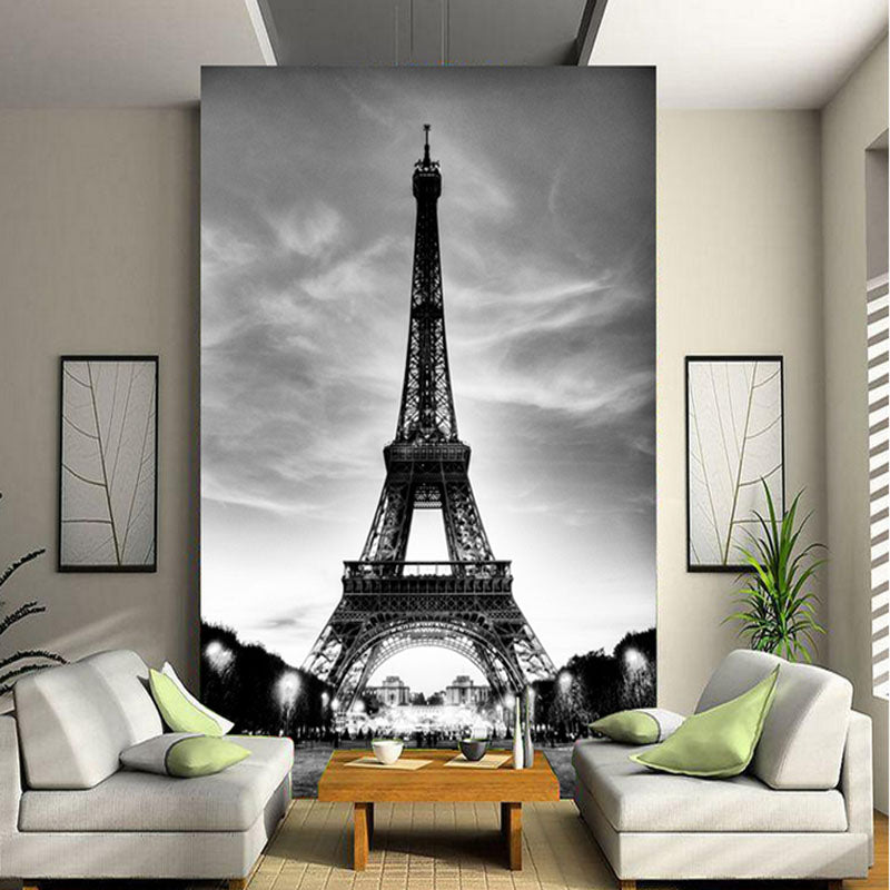 Custom 3D Mural Wallpaper Europe Architecture Eiffel Tower | BVM Home