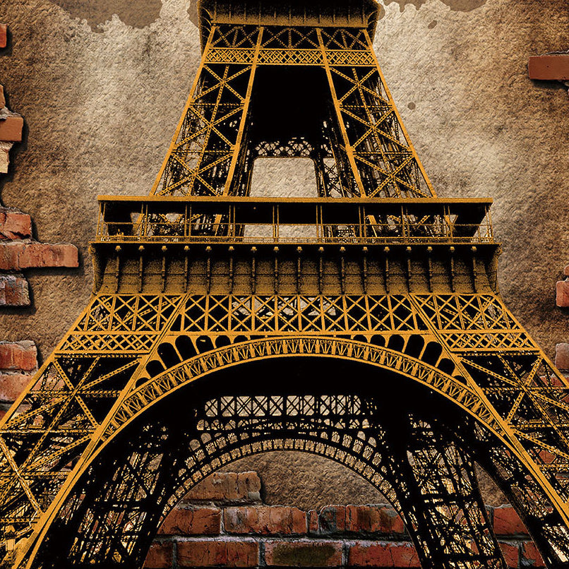 Eiffel Tower Entrance Mural Wallpaper Wallcovering | BVM Home