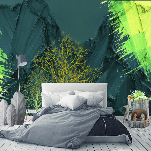 Custom Wallpaper Mural Abstract Art Wallcovering | BVM Home