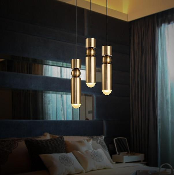 Modern Pendant Light for Bar Gold Metal Light Fixture | BVM Home